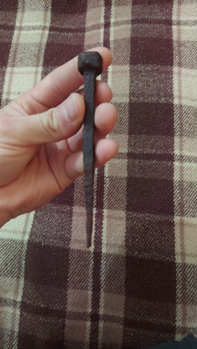 Old Antique Primitive Hand Wrought Rose Head Nails Spikes Blacksmith 5 ...