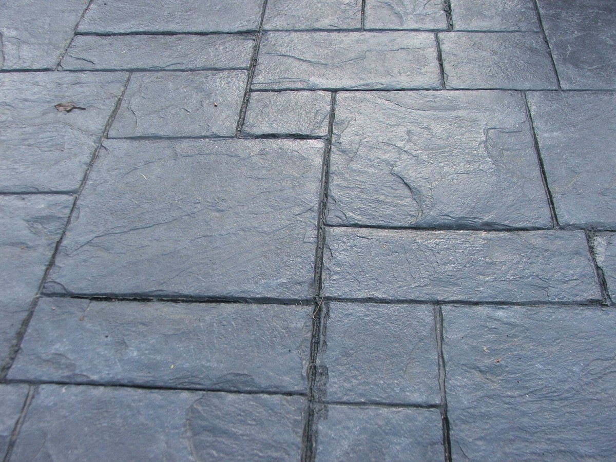 Grand Ashlar Slate Stamped Concrete Rotating Ashlar Slate – RCS