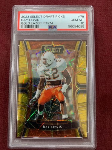 2023 Panini Select Draft Picks - Field Level Gold Lazer Prizm #185 Ray ...