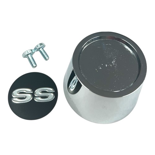 Single Chrome SS Wheel Center Cap For 1969-1970 Chevy Chevelle (Mag ...
