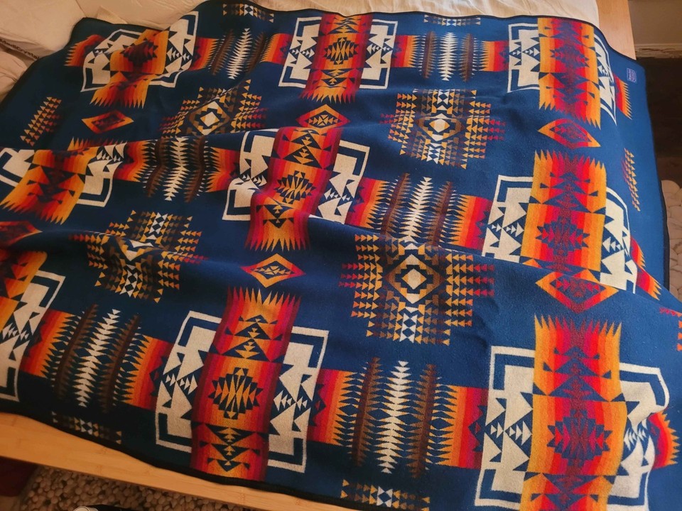 Chief Joseph Pendleton Wool Blanket 60" x 70" | eBay