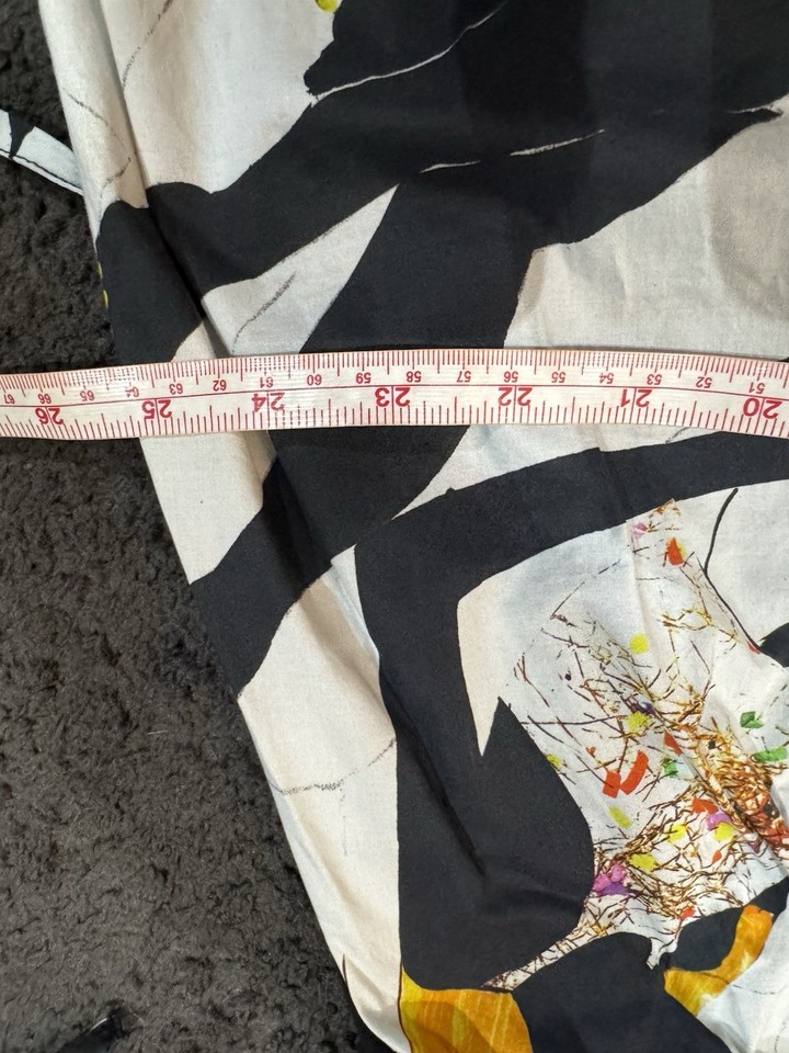 Gorman x Jamilla Okubo Dress Size 14 Pattern Black With Draw String ...