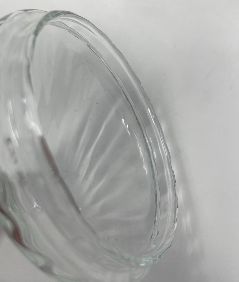 Vintage Clear Etched Glass Pyrex Tea Teapot Kettle Flower Leaves ...