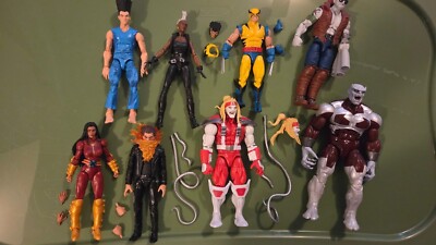 Marvel Legends X-Men Lot Storm Wolverine Omega Red Caliban Random Monet ...