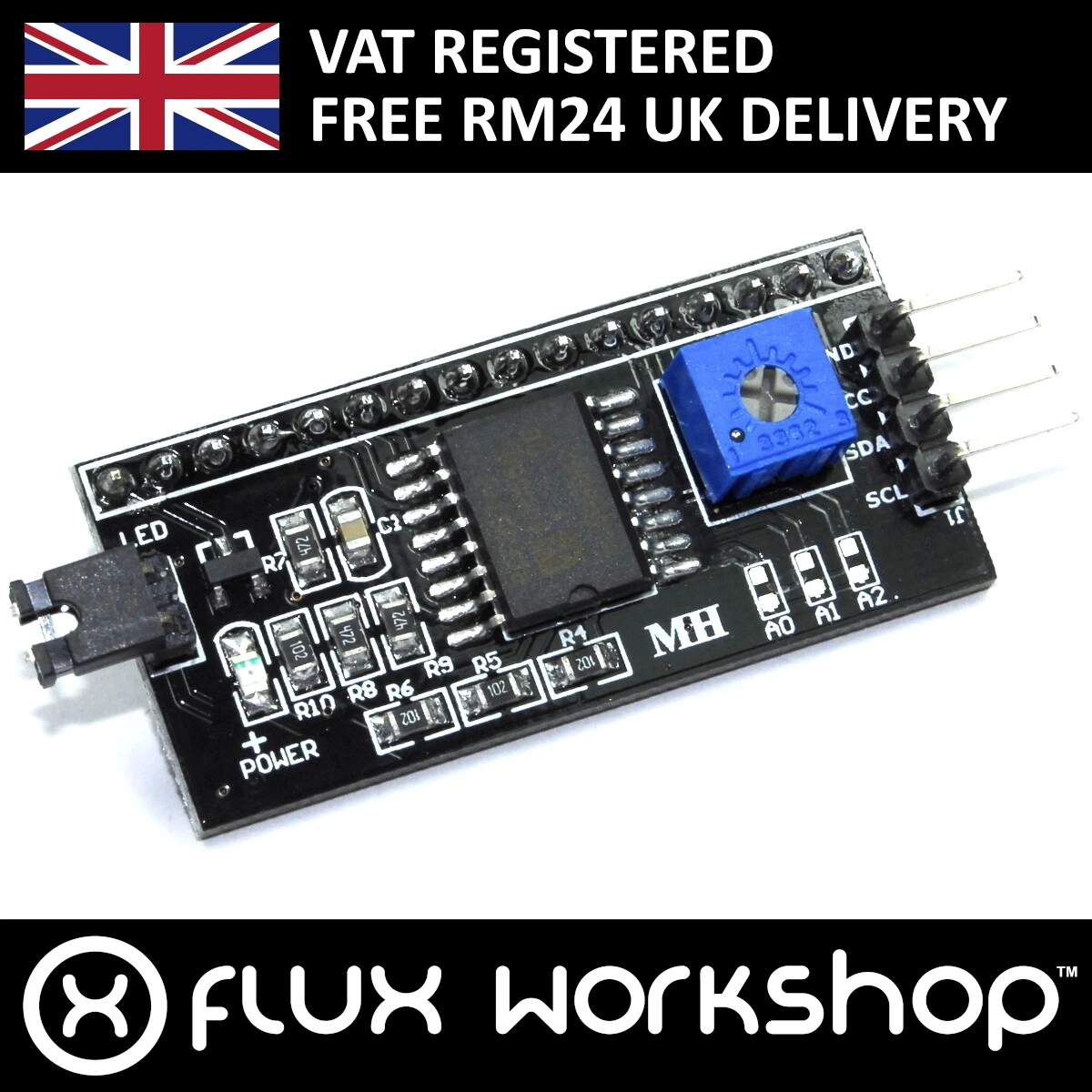 I2C Serial Interface Adapter Module For LCD, 43% OFF