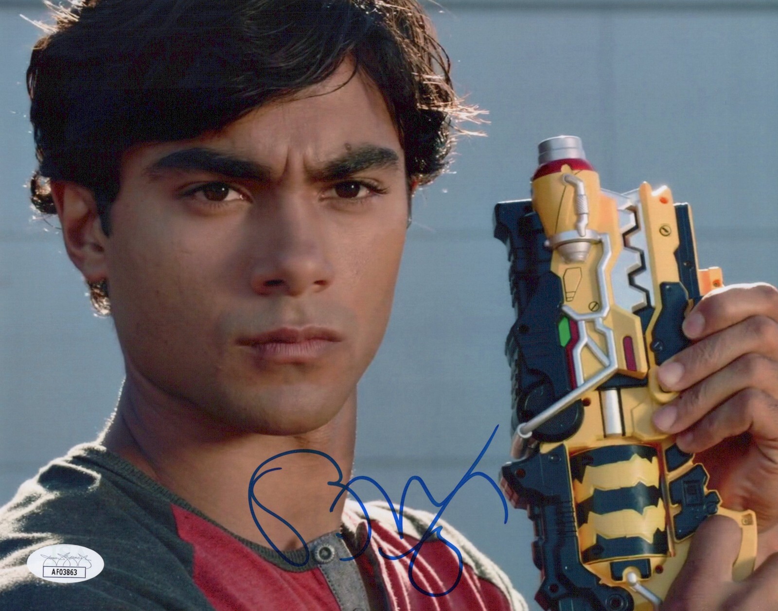 BRENNAN MEJIA Signed 8x10 POWER RANGERS Photo DINO CHARGE Autograph JSA ...