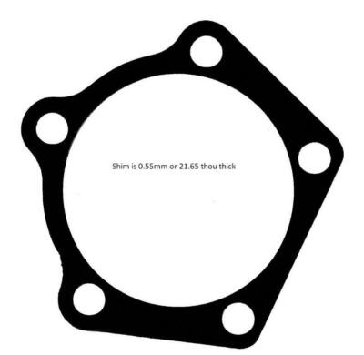 Jaguar E-Type / XKE Differential shim 0.55mm or 21.65 thou thick | eBay ...