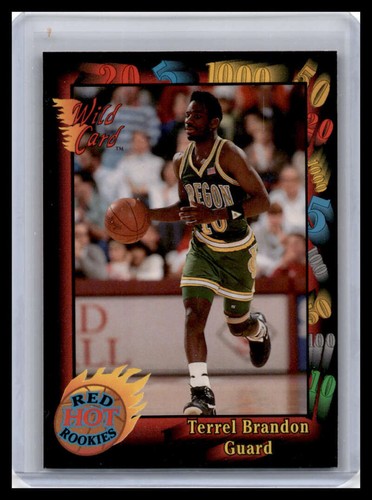 1991 Wild Card #10 Terrell Brandon NM-MT Oregon Ducks | eBay