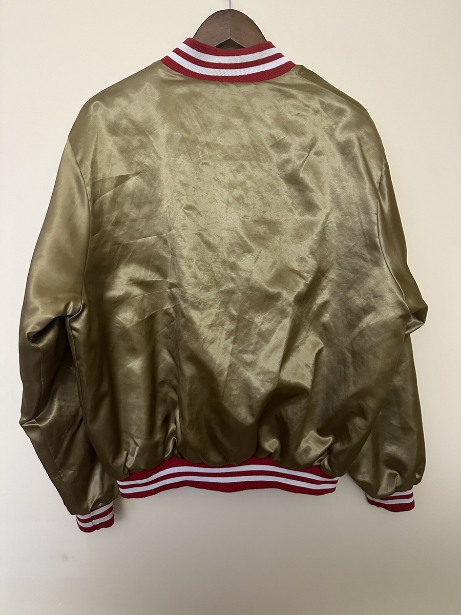 Vintage Locker Line San Francisco 49ers Satin Bomber Jacket Vintage Locker Line San Francisco 49ers Satin Bomber Jacket