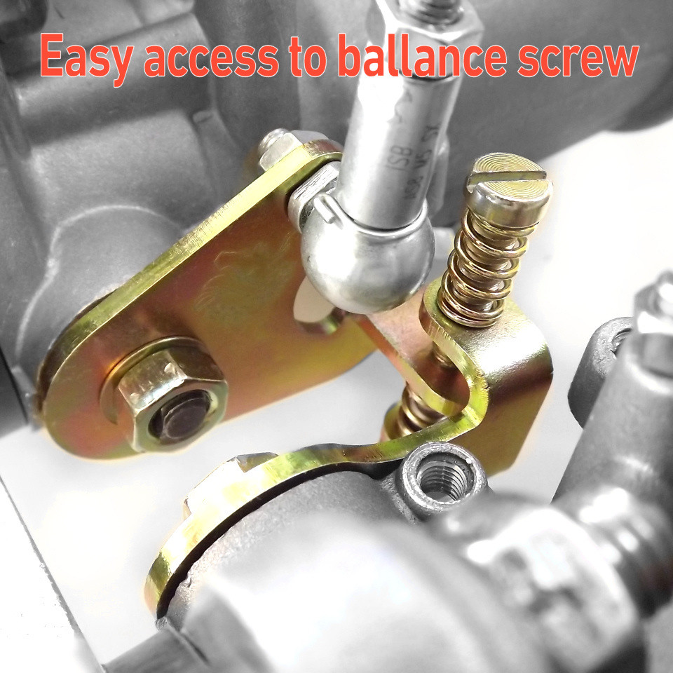 THROTTLE LEVERS LINKAGE for DUAL WEBER DCOE CARBURETOR 38mm extra long ...