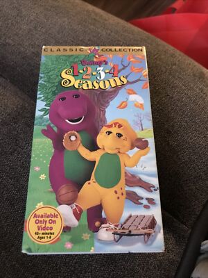 Barney 1234 Seasons VHS 45986020123| eBay