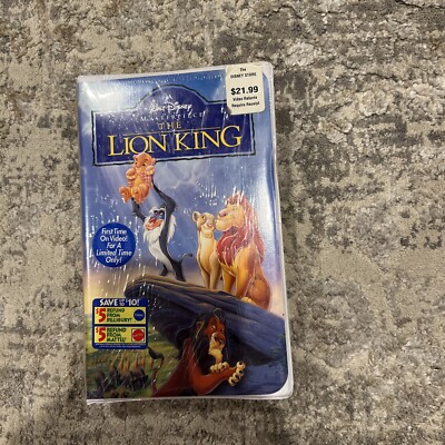 Disney’s The Lion King VHS 1995 Masterpiece Collection New Sealed ...