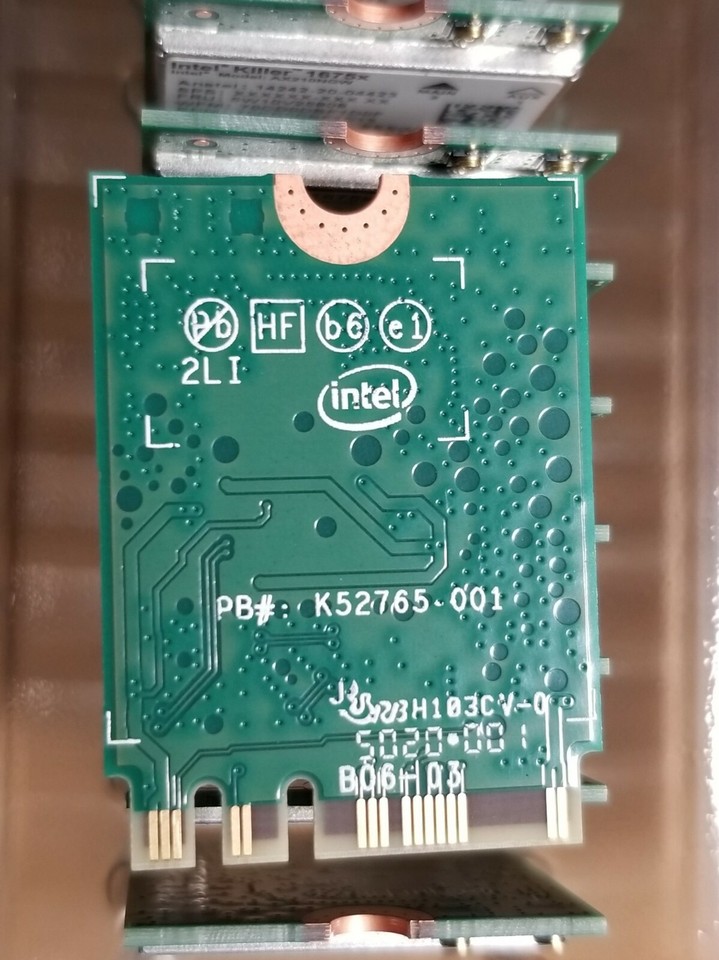 Intel AX200 AX201 AX211 AX210 Killer 6E 9560 BE200 Wi-Fi 7 (not sold in ...