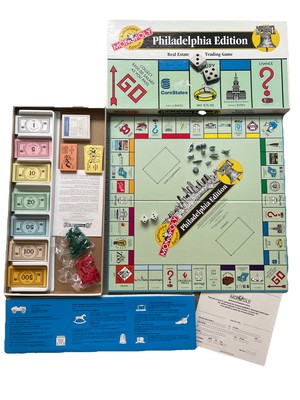 Vintage Monopoly Philadelphia Edition 1996 Real Estate Trading Game | eBay