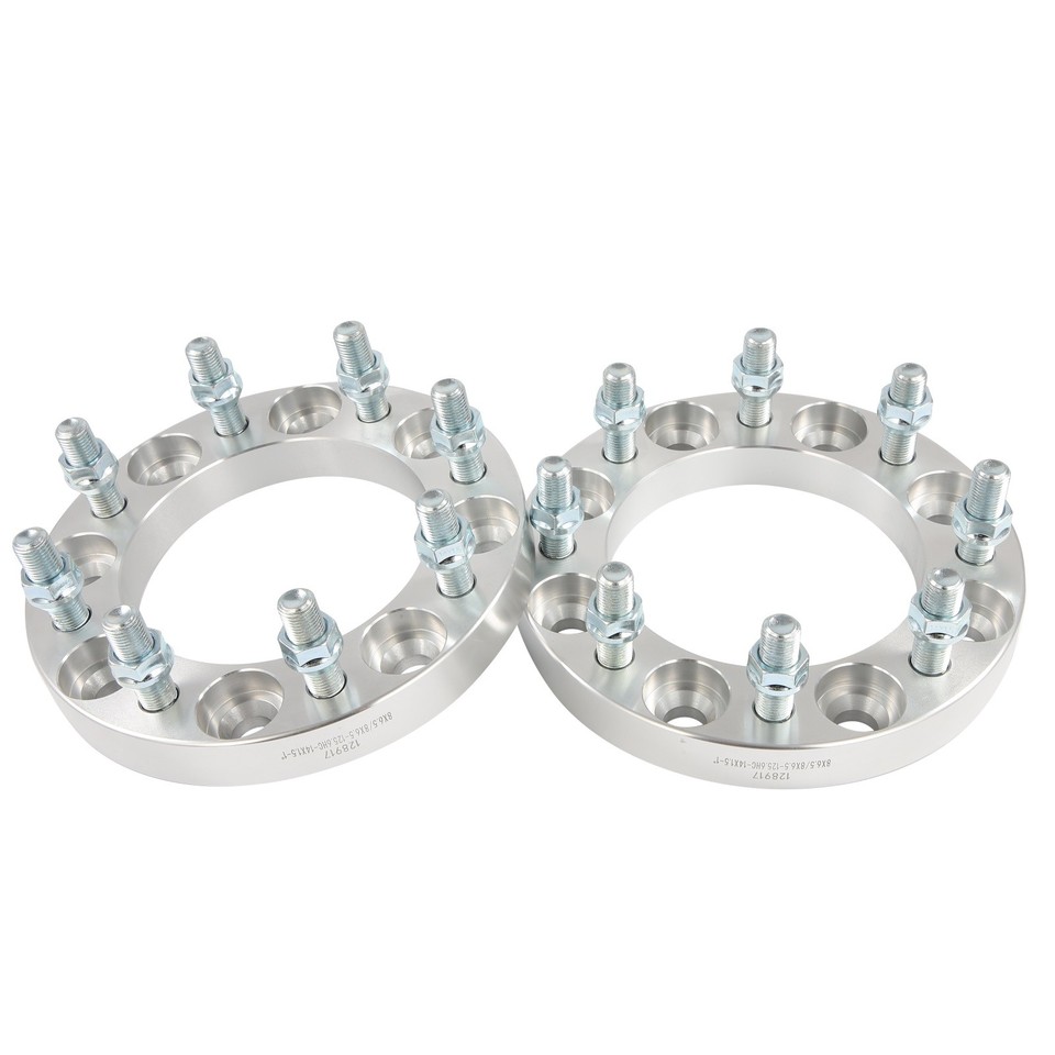 4 X 1" 8x6.5 Wheel Spacers 14x1.5 For Chevrolet Silverado GMC Sierra ...