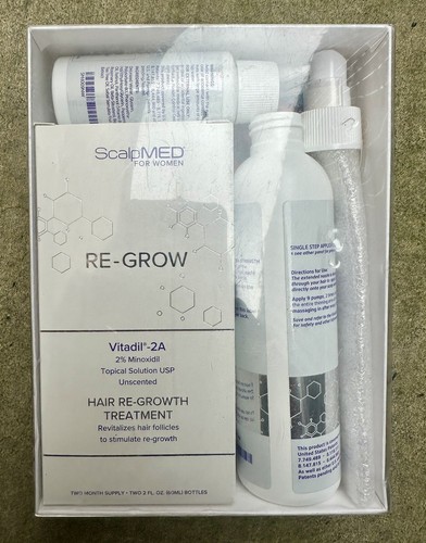ScalpMed for Women Re-Grow Regrow Vitadil -2A Hair Regrowth Treatment ...