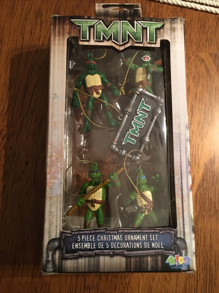 TMNT 5 Piece Christmas Ornament Set 4K!DS 2008 Teenage Mutant Ninja ...