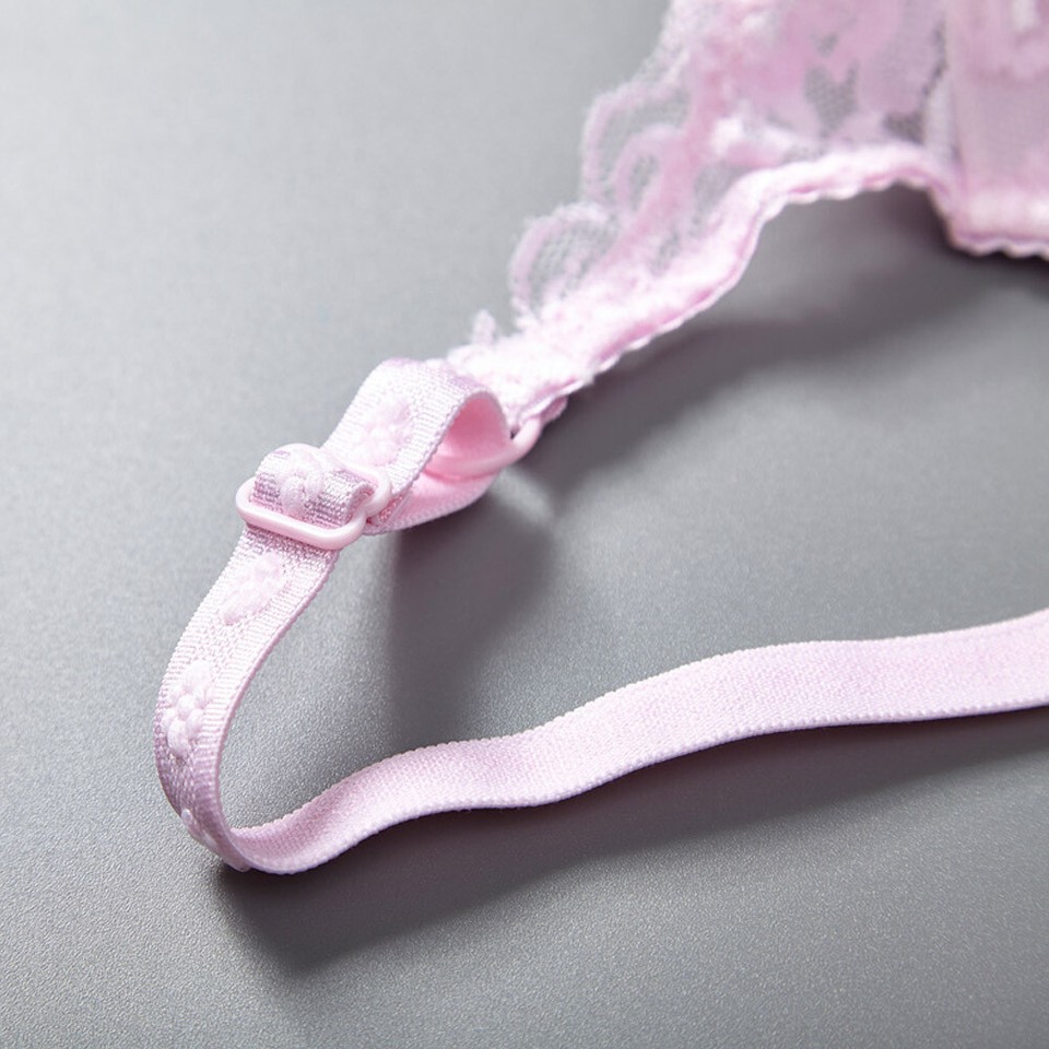 Hot Women Bras Lace Maiden Lingerie Deep V Push Up Bra Underwire ...