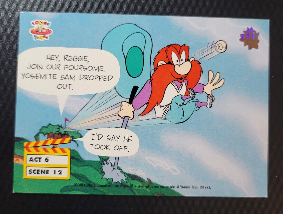 1993 Upper Deck Adventures in Toon World Bugs Bunny Joe Montana ...