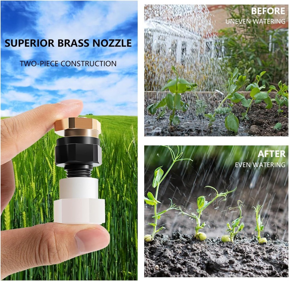 BN2BP125FWX-CS Boomless Nozzle Full Pattern 16 Foot Broadcast Spray 2 ...