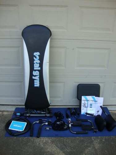 Total Gym Platinum Plus w/ Pull up, Squat, Ab Crunch, leg Attachment ...