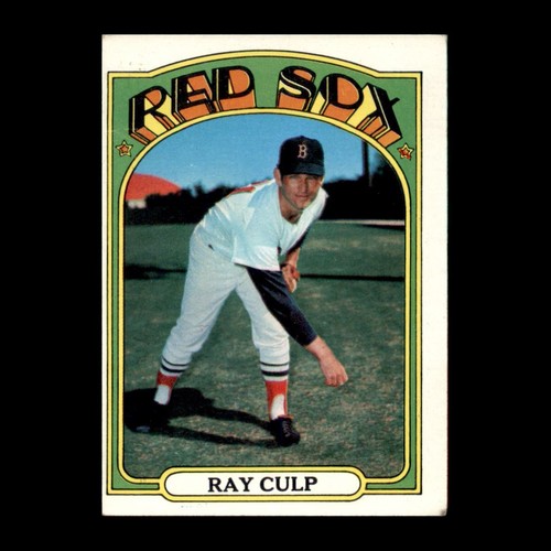 Ray Culp 1972 Topps Boston Red Sox #2 Set Break LOOK! | eBay