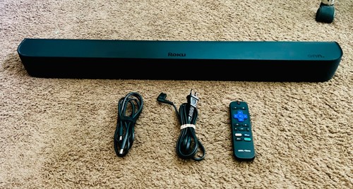 Onn Roku Smart Soundbar w/ Built-In 4K Streaming Media Player W/Remote ...