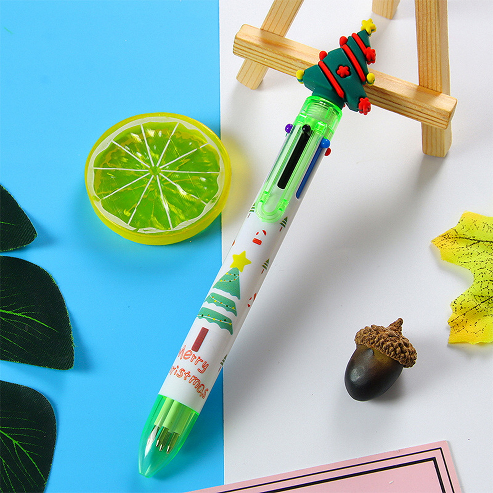 Easy to Write Pens Colorful Ballpoint Christmas Festive Designs for ...