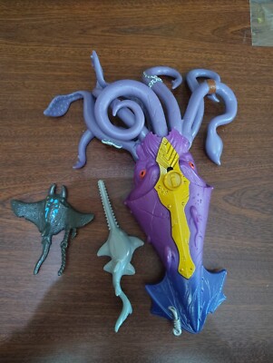Fisher Price Imaginext Purple Squid Deep Sea Mission Monster Stingray ...