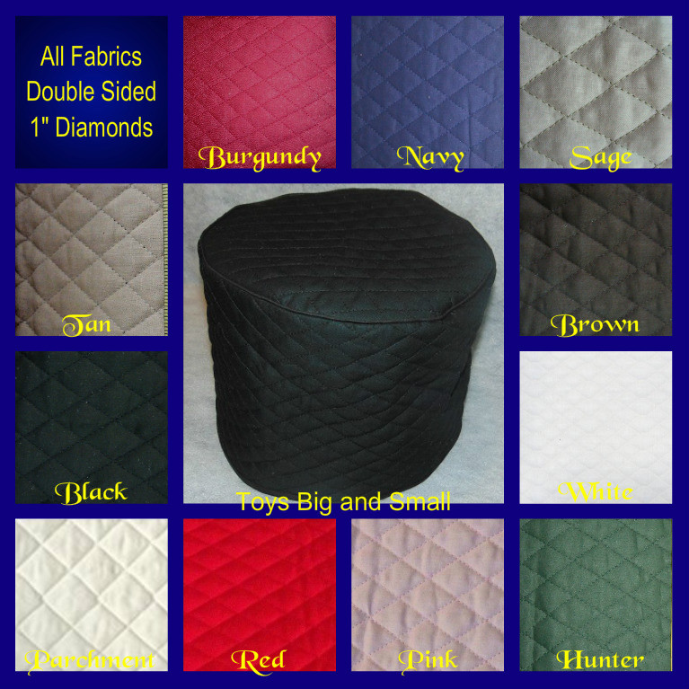 Black (or choice) Quilted Fabric KitchenAid 9 Cup Food Processor Cover ...