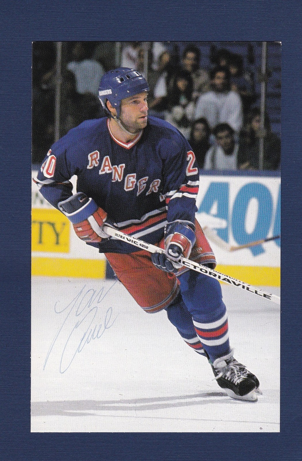 Jan Erixon signed New York Rangers team issued hockey postcard | eBay