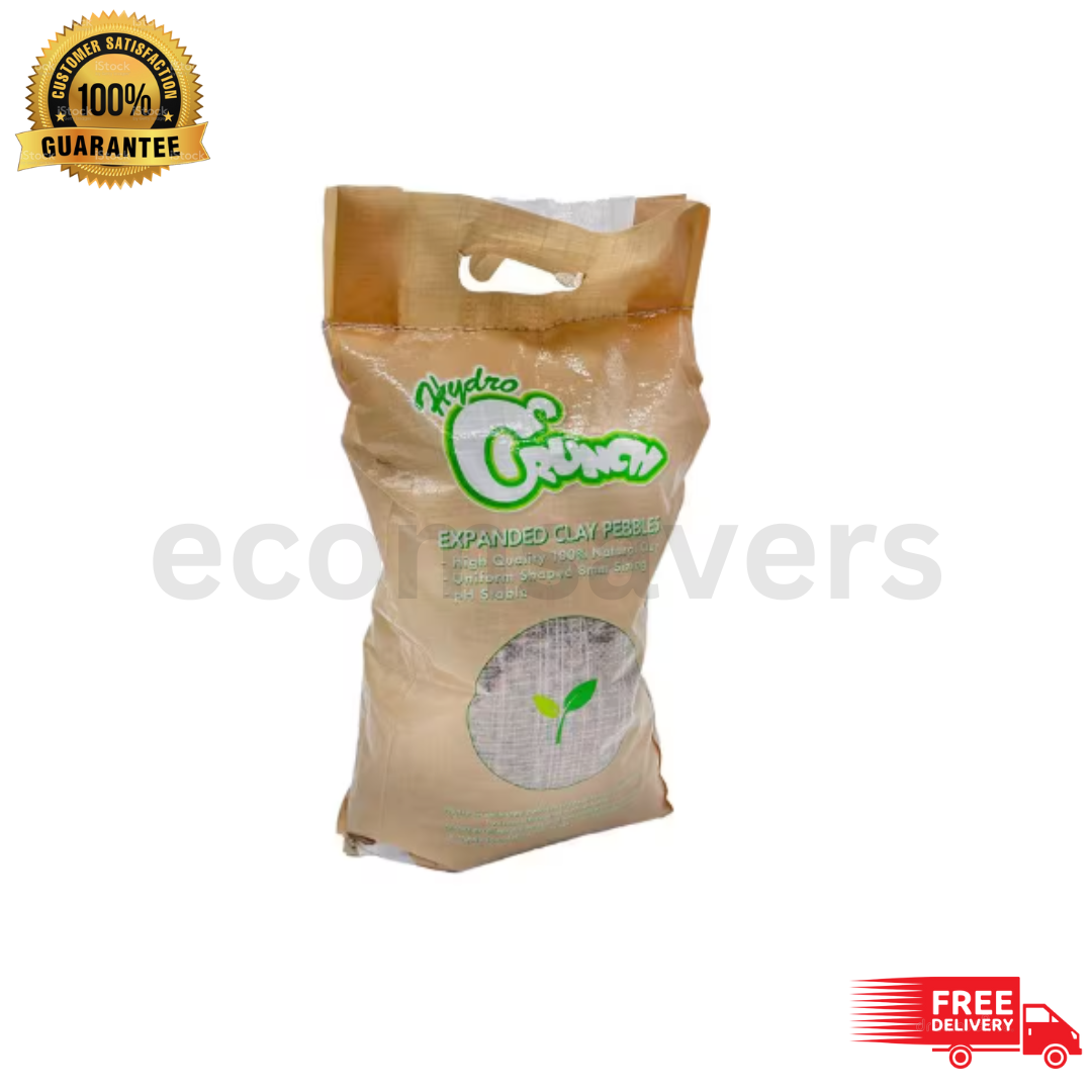 6.5 Lb Hydro Crunch Expanded Clay Growing Media 10L Bag of 8mm Pebbles ...