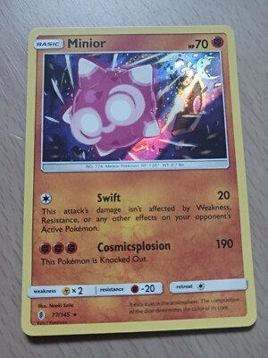 Pokémon TCG Minior Guardians Rising 77/145 Holo Holo Rare | eBay