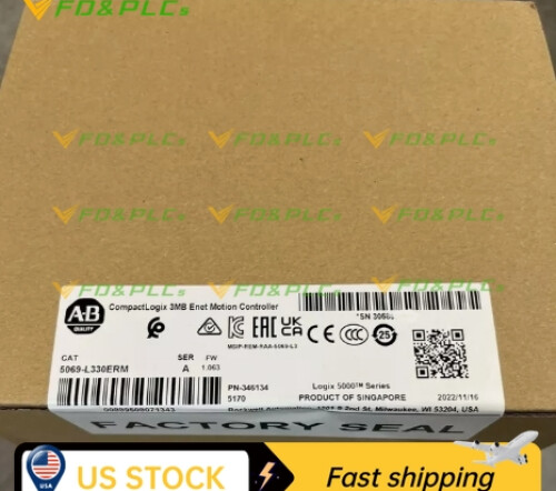 Allen Bradley 5069-L330ERM Logix5000 CompactLogix 5380 3MB Memory ...