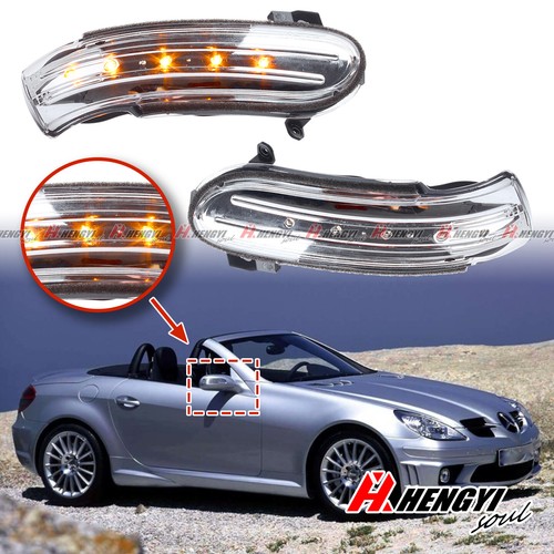Turn Signal Side Mirror Lights LED For Mercedes Benz SL SLK Class R171 ...
