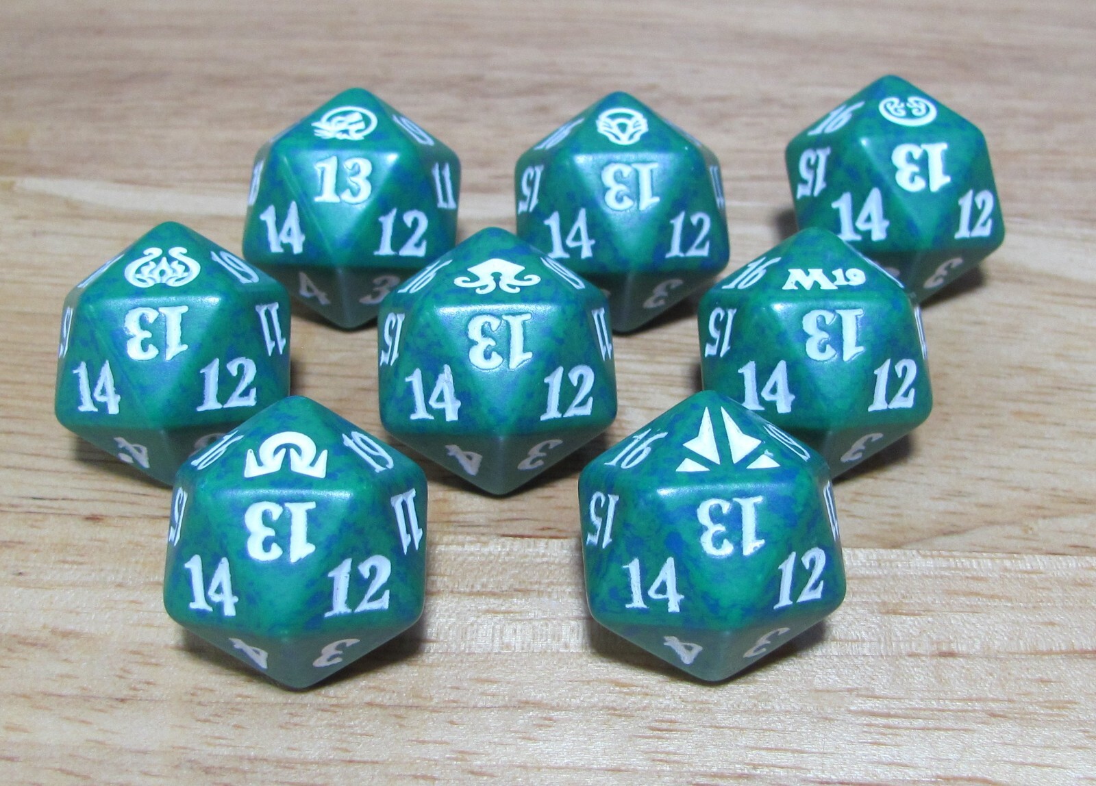Magic the Gathering MtG D20 Spindown Die Green Expansion Set Dice YOU ...