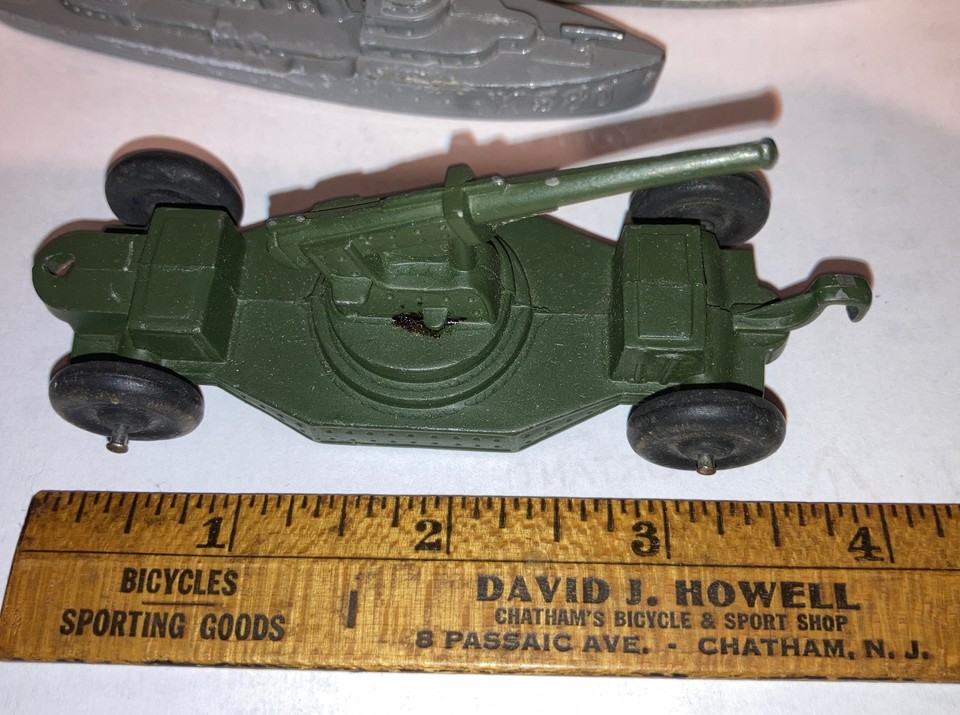 Lot 3 Vintage Tootsie Toy Die Cast Lead Ship K880 Army Military ...