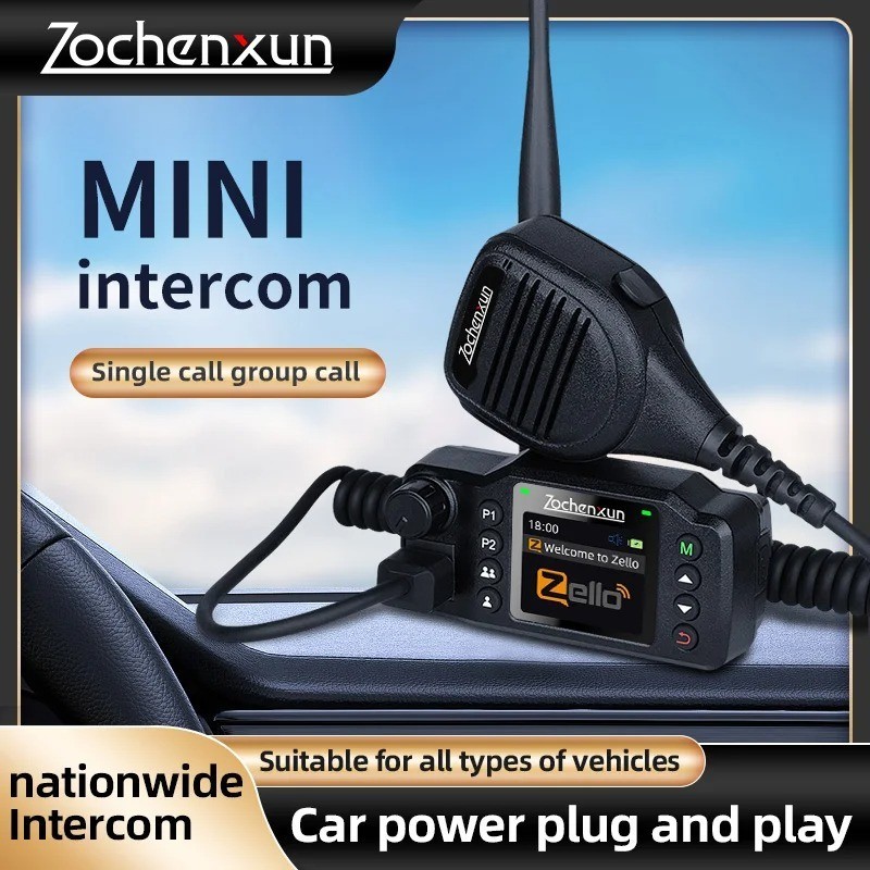 8900plus Zello Mini Mobile Radio 2G 3G 4G 5000KM Transceiver Supports ...