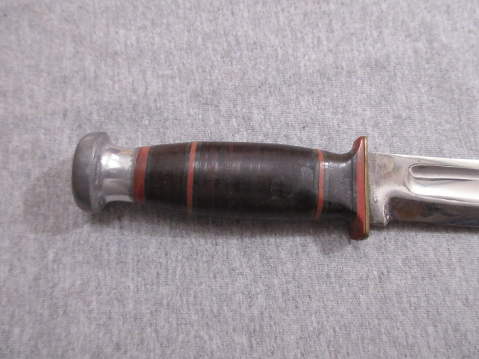 vintage KA-BAR Olean NY fixed blade knife & sheath lot C | eBay