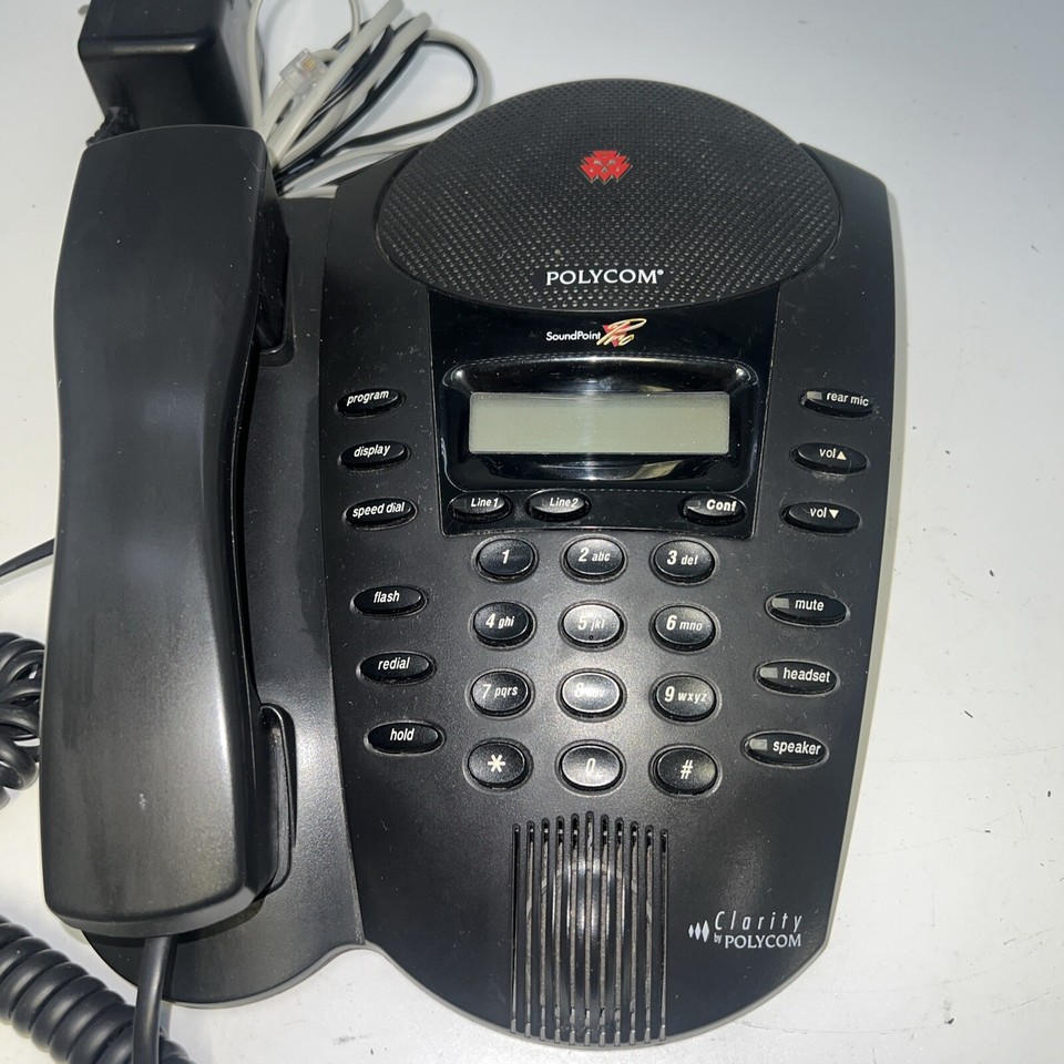 POLYCOM® SoundPoint Pro 2-Line Conference Speakerphone #2201-06001-001 ...
