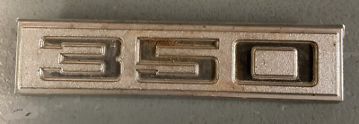 GM Chevrolet Side Fender 350 Emblem Badge 3972933 1970-72 | eBay