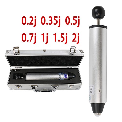 0.2j-2j Spring Impact Hammer 6-position Spring Impactor Impact Tester ...