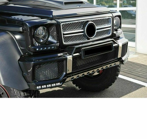 4x4 B- Style G63 G65 AMG Front Bumper Lower Lip Led Spoiler Wing 6x6 G ...