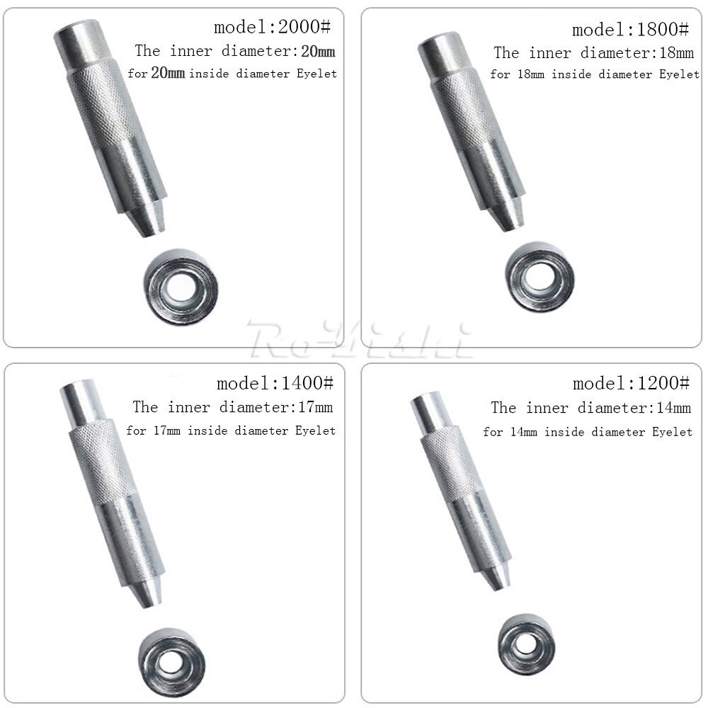 1 Set Handmade Metal Eyelets Mold Tool 3.0-20mm Eyelets Tool Grommet ...