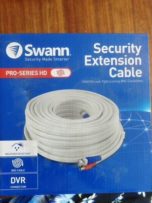 Swann Pro Series HD 30M Security Extension Cable (White Outdoor) | eBay UK