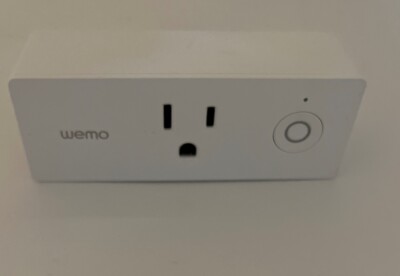 Mini Smart Outlet Plug Wi-Fi Enabled - White (F7C063) Home TESTED | eBay