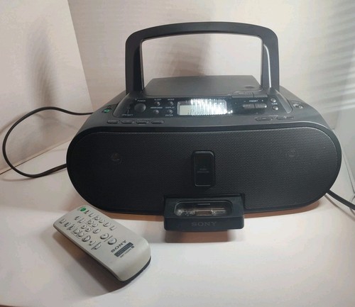 Sony ZS-S2iP CD-Player Radio iPod Dock Boombox CD-R RW Playback Tested ...