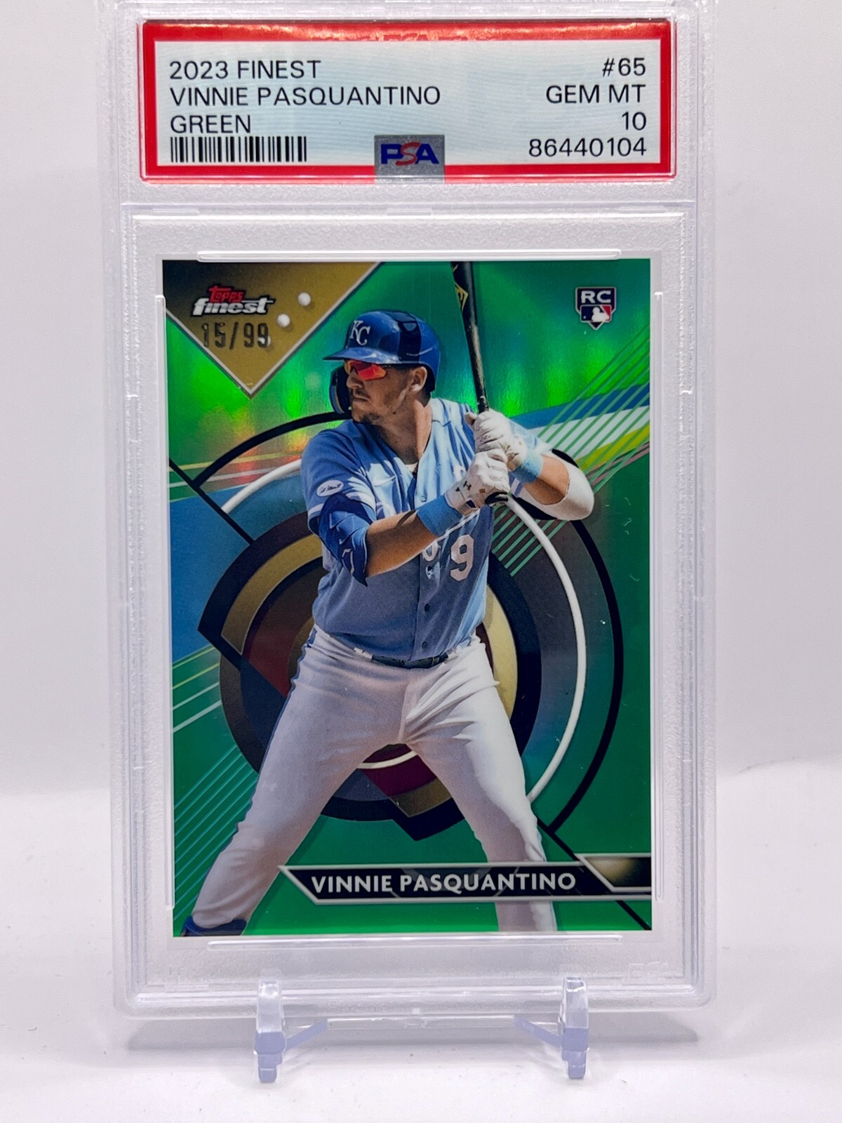 2023 Topps Finest - Green Refractor #65 Vinnie Pasquantino /99 (RC) for ...