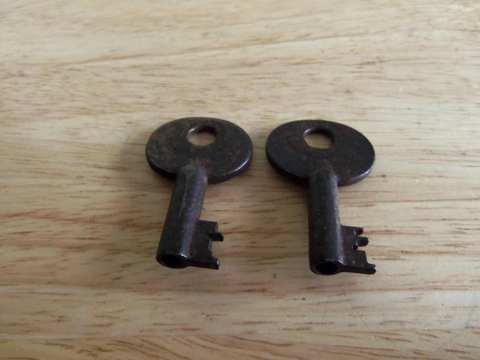 2 Eagle Lock Co Hollow Barrel Key Terryville Conn USA 1 5/8 long w/# | eBay