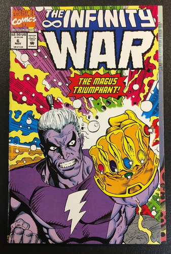 Infinity War #6 (1992) Marvel Thanos Infinity Gauntlet Magus Finale Key ...